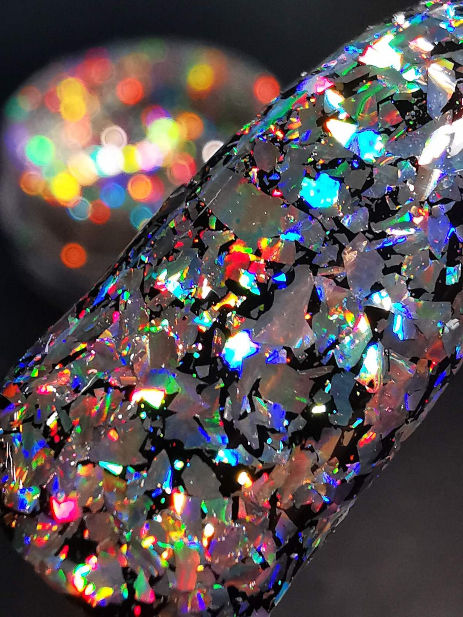 Holographic Galaxy Holo Flakes Rainbow Laser Flakes Pigments Manicure ...