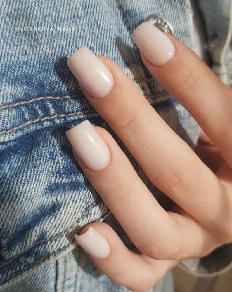 Komilfo Milky White Base Coat White Base Cover for Ombre - Etsy