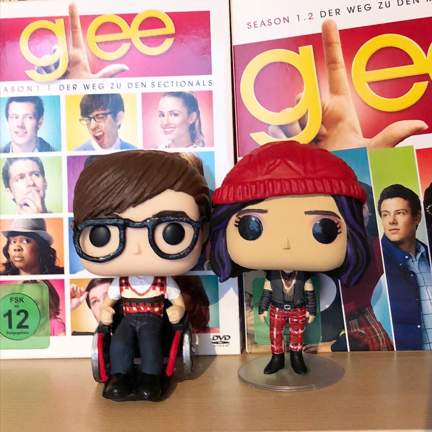 Custom Glee Funko Pops From Artie Abrams and Tina Cohen Chang - Etsy ...