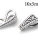 5pcs Loop Pendant Bails Sterling Silver 925, Pendant Connection Size ...