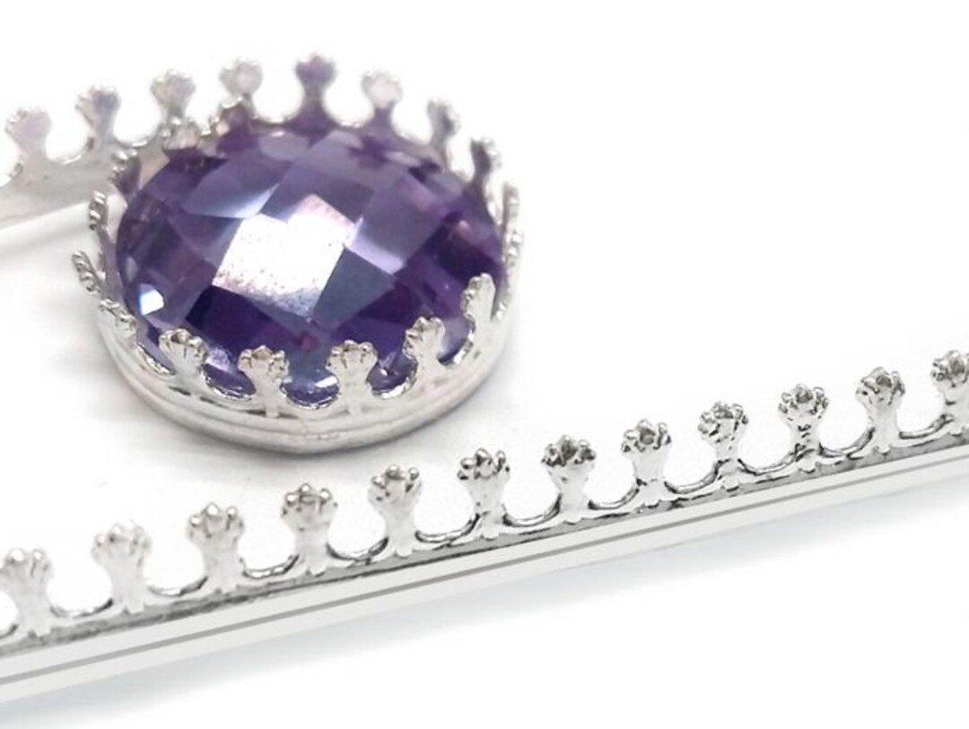 1pc Fine Silver 999 Casted Gallery Bezel Wire With Vintage Pattern 72mm ...