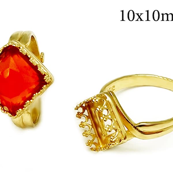 Crown Ring - Etsy