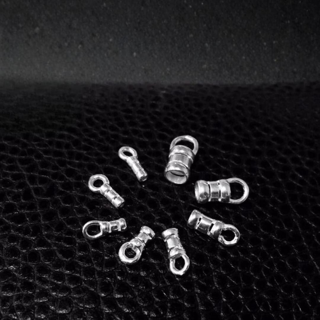 10pcs Sterling Silver 925 Chain End Caps – Multiple Sizes From 0.7mm to ...