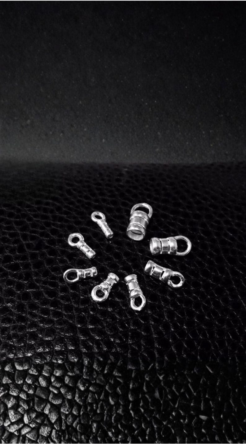10pcs Sterling Silver 925 Chain End Caps – Multiple Sizes From 0.7mm to ...
