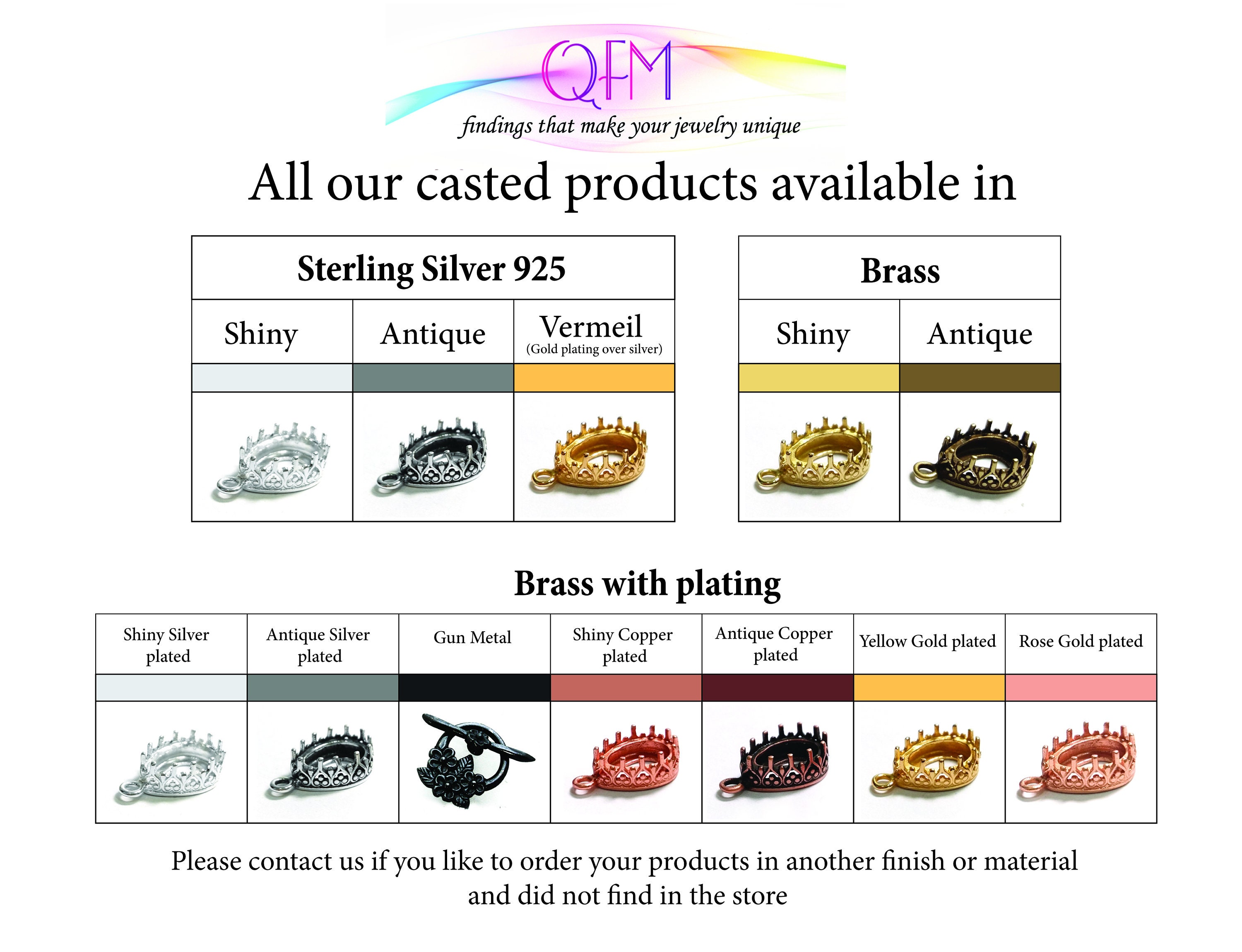 1pc Adjustable locking Ring 10mm Brass Bezel Cup flowers and | Etsy