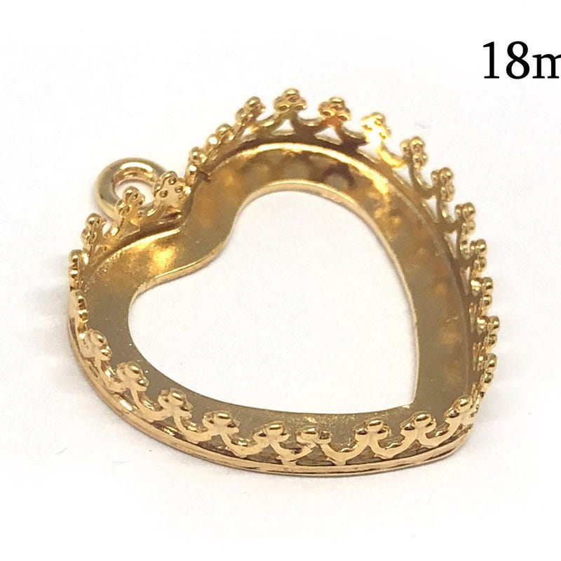 Crown Bezel Cup Heart - Etsy