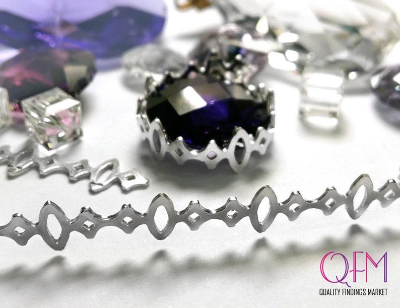 1pc Fine Silver 999 Cast Bezel Wire Silver Gallery Wire - Etsy