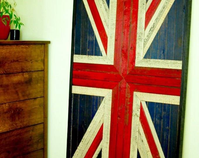 Reclaimed Wood Union Jack - Etsy