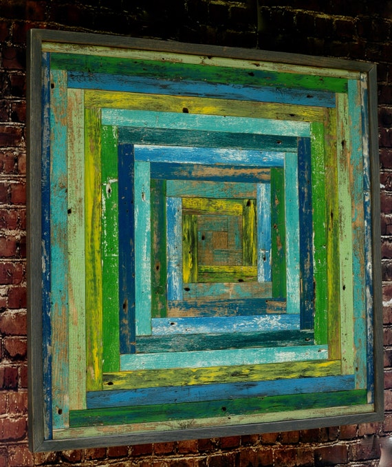 Square Wall Art Geometric Art - Etsy