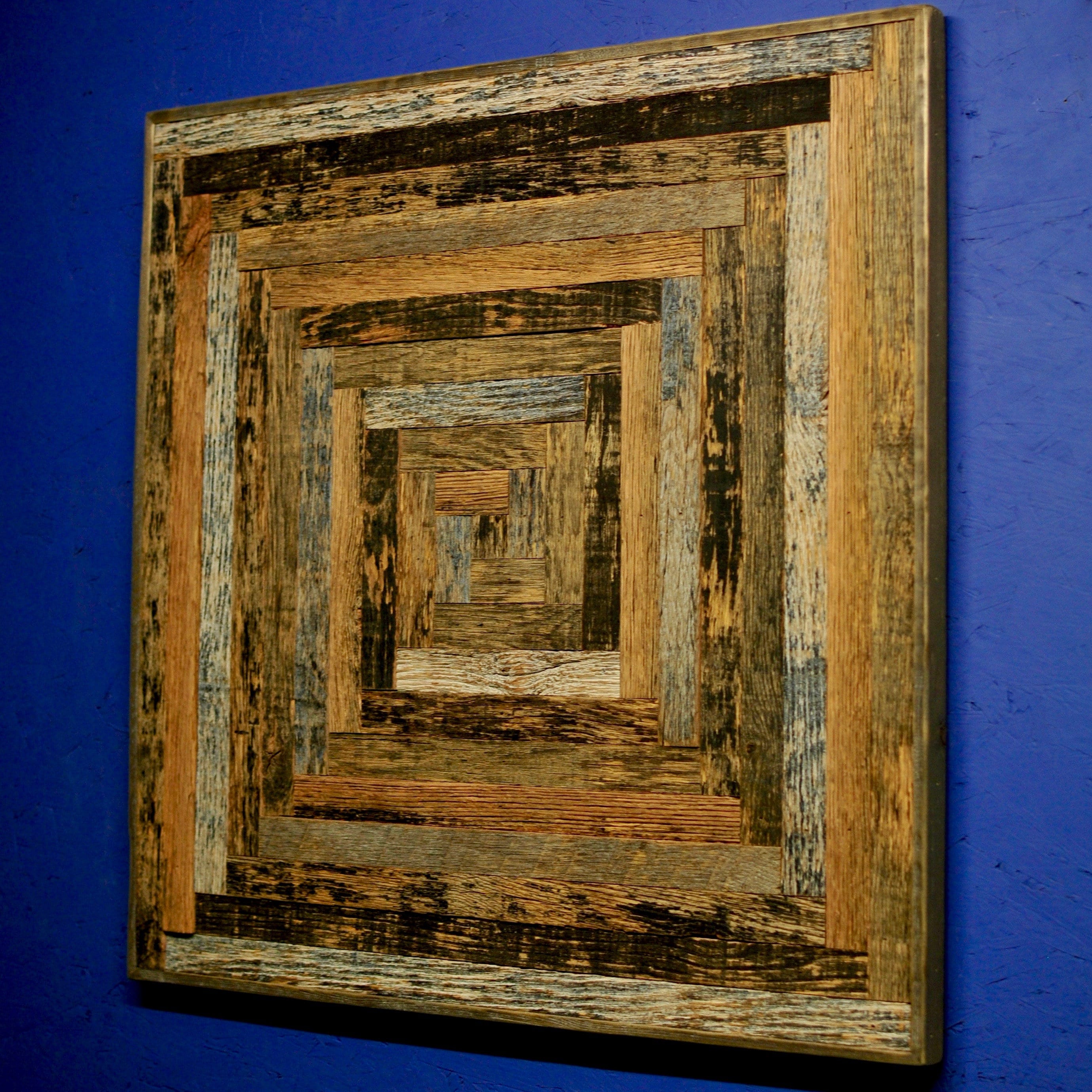 Rustic Oak Strips Wall Art - Etsy