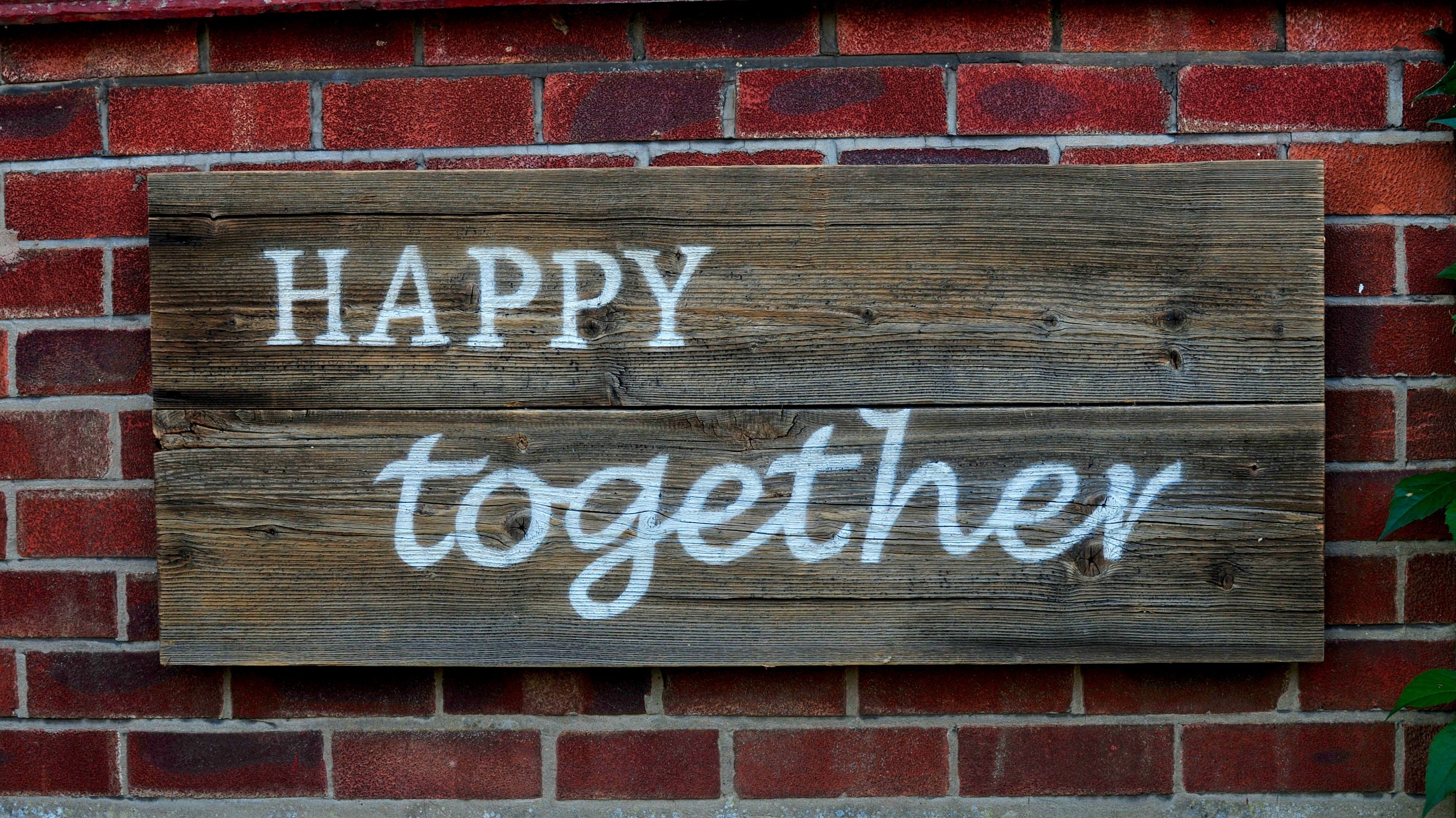 Rustic 'HAPPY Together' Sign - Etsy
