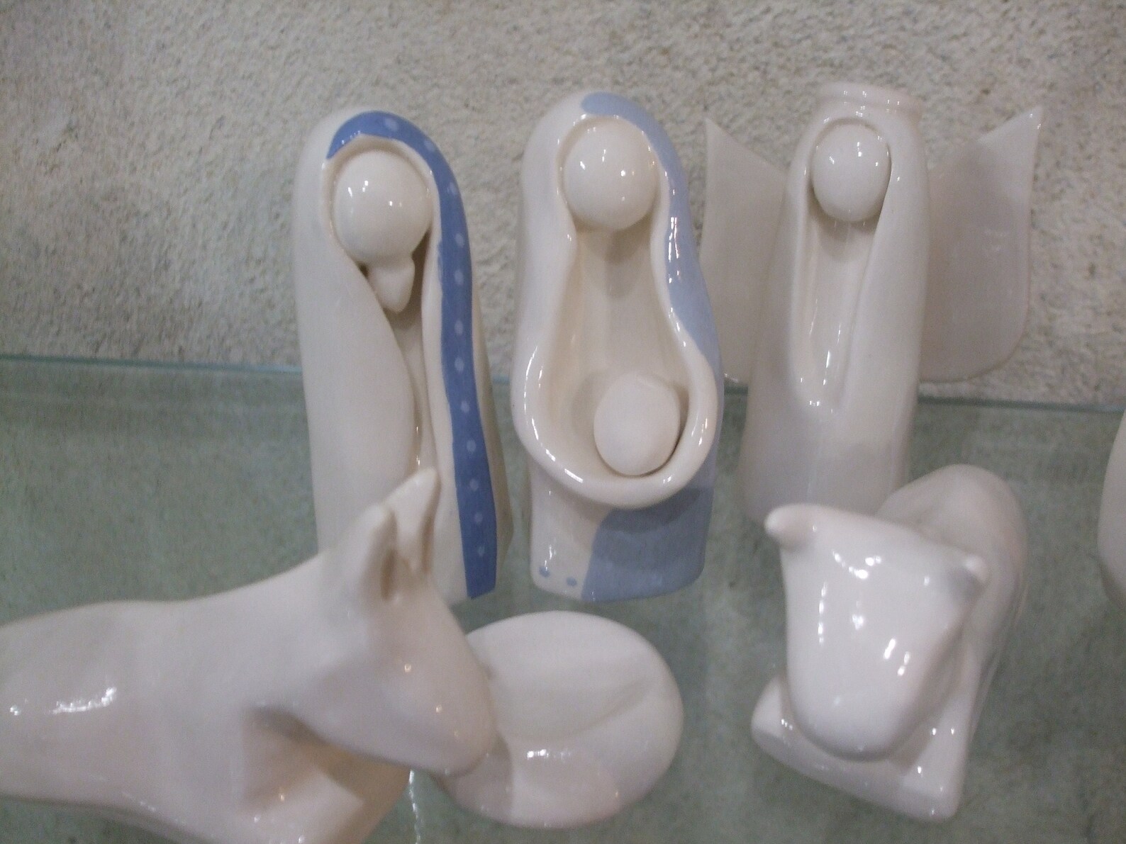 Modern Ceramic Christmas Crib Characters | Etsy