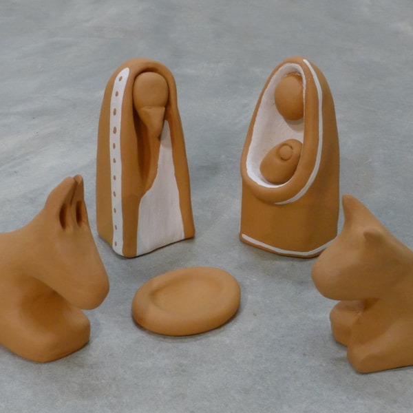 Terracotta Nativity - Etsy
