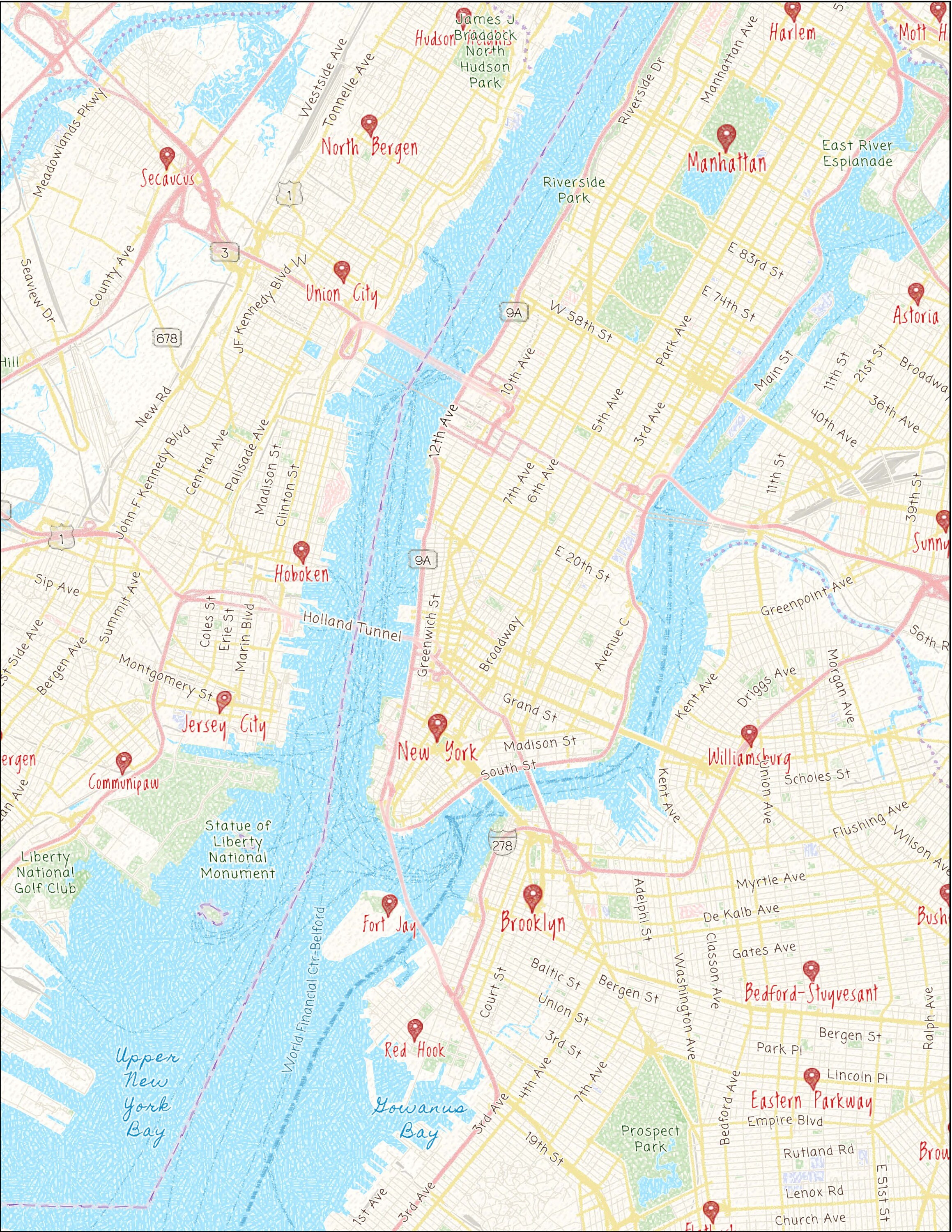 Place Maps, Custom - Printable - Etsy