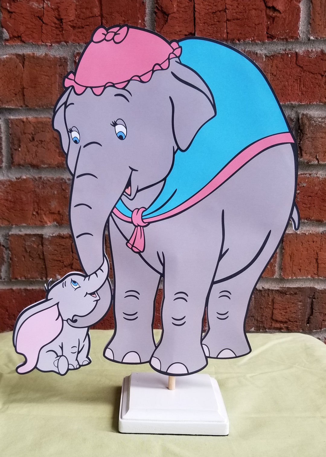 Disney Dumbo Centerpiece - 1 Foot Tall With Wooden Base - Etsy