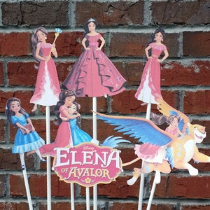 Set of 7 Disney Princess Elena of Avalor Themed Centerpiece Set - Etsy