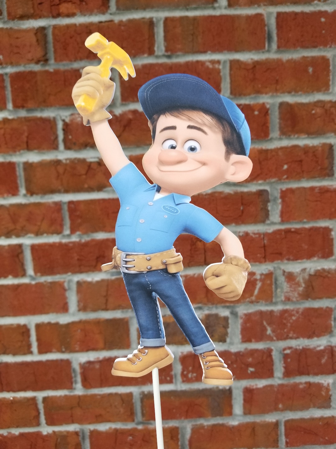 1 Disney Fix It Felix - Wreck It Ralph Cake Topper or Centerpiece Pick ...