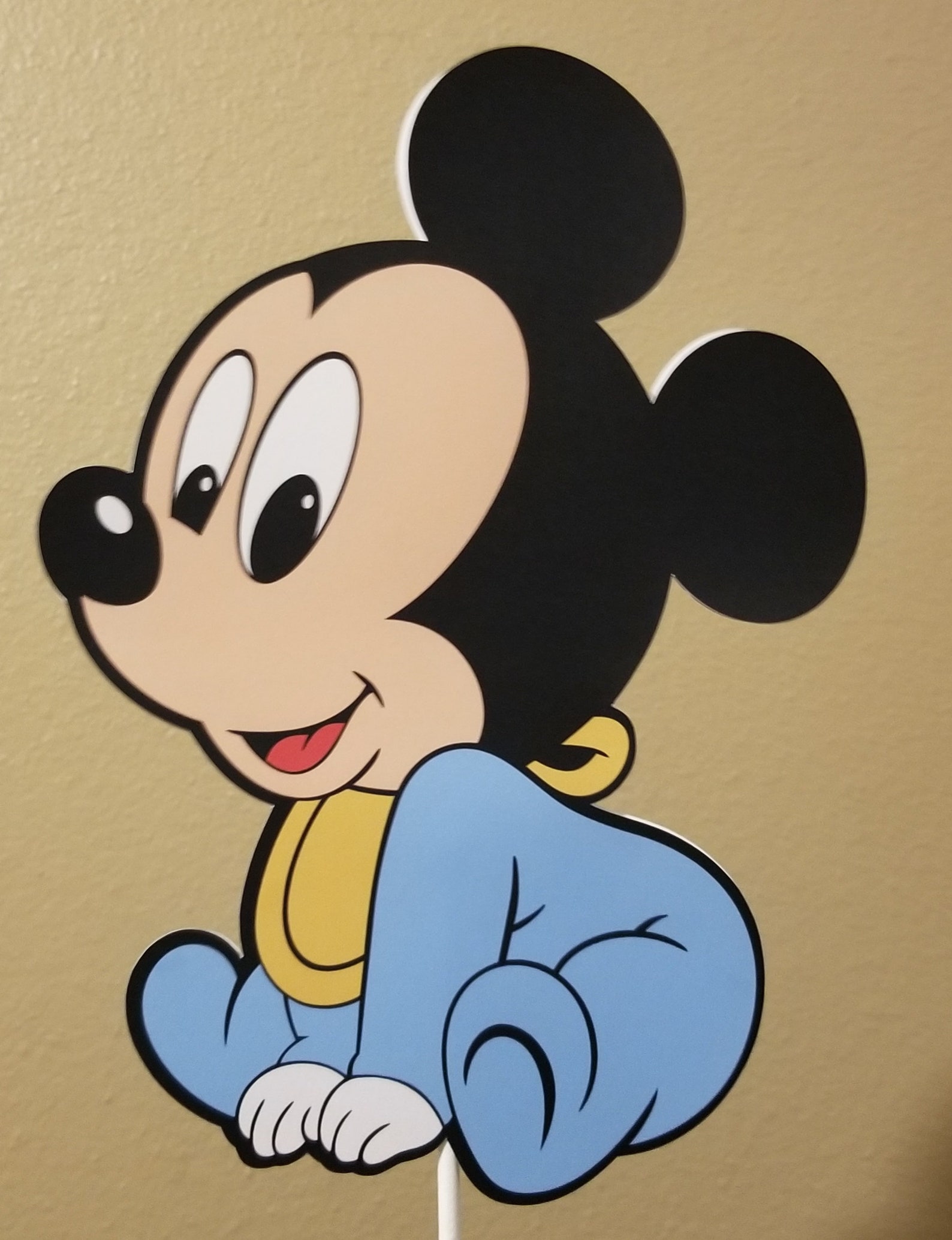 1 Disney Baby Mickey Cake Topper or Centerpiece Pick - Etsy