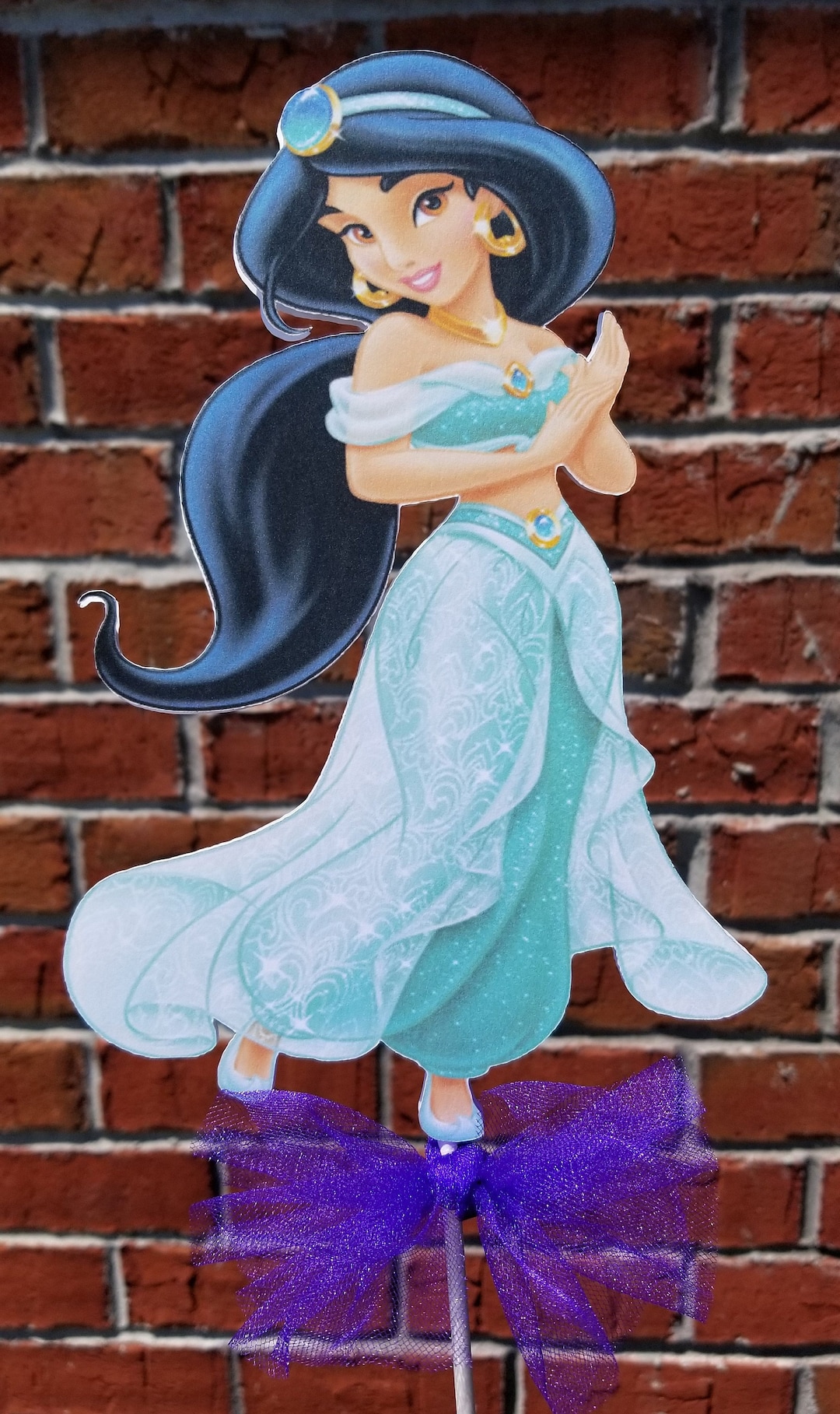 1 Disney Princess Jasmine Cake Topper or Centerpiece Pick - Etsy
