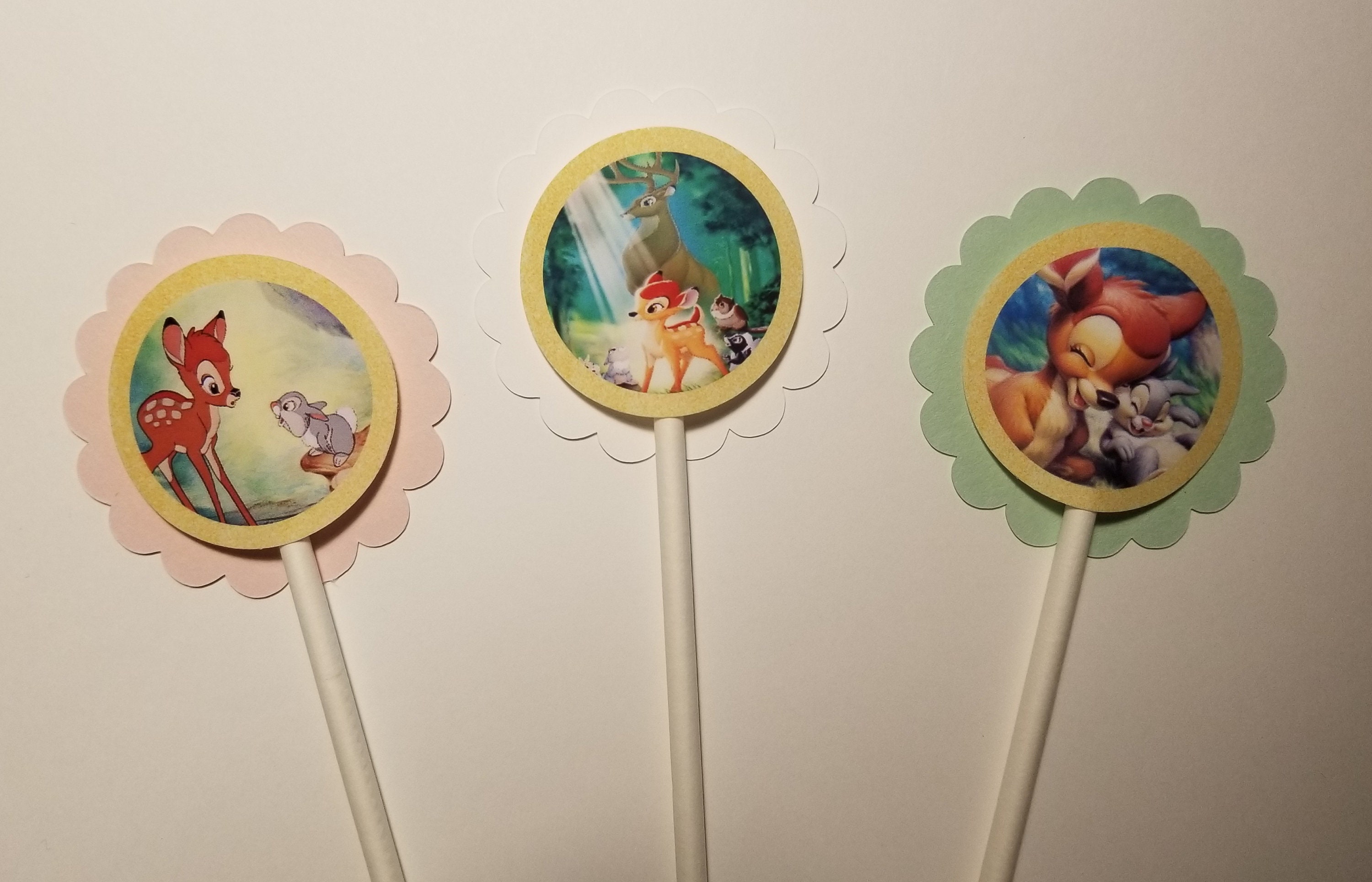 Set of 12 Bambi Cupcake Toppers | Etsy