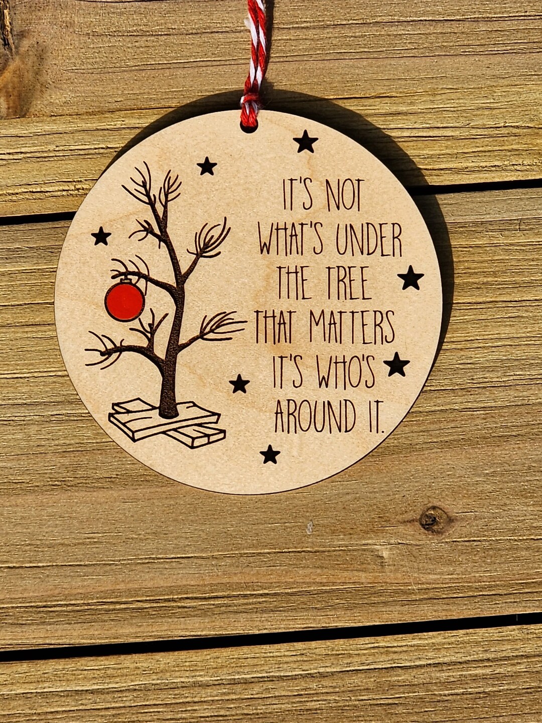 It's Not What's Under the Tree Family Ornament - Etsy