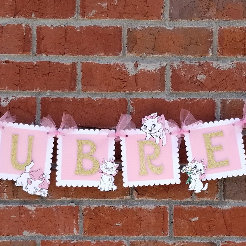 Marie Aristocats Birthday Party Decorations - Etsy