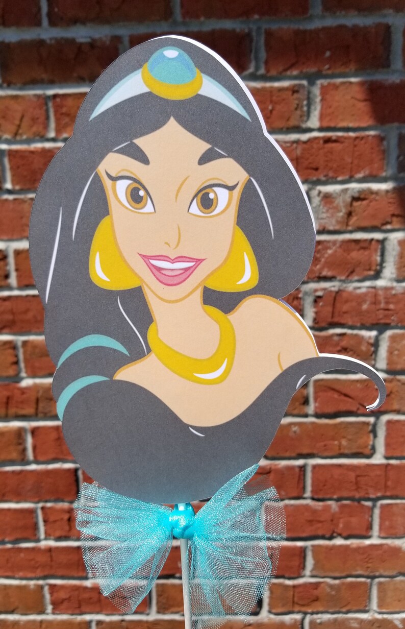 1 Disney Jasmine Cake Topper or Centerpiece Pick - Etsy