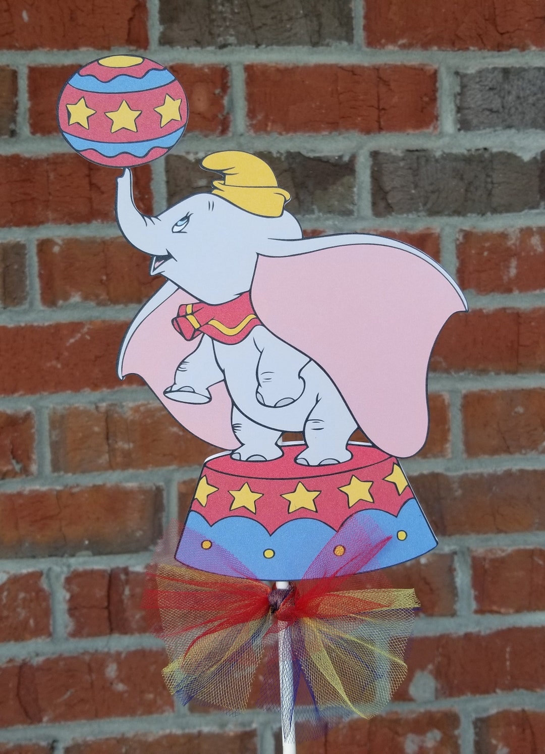 1 Disney Dumbo Cake Topper or Centerpiece Pick - Etsy