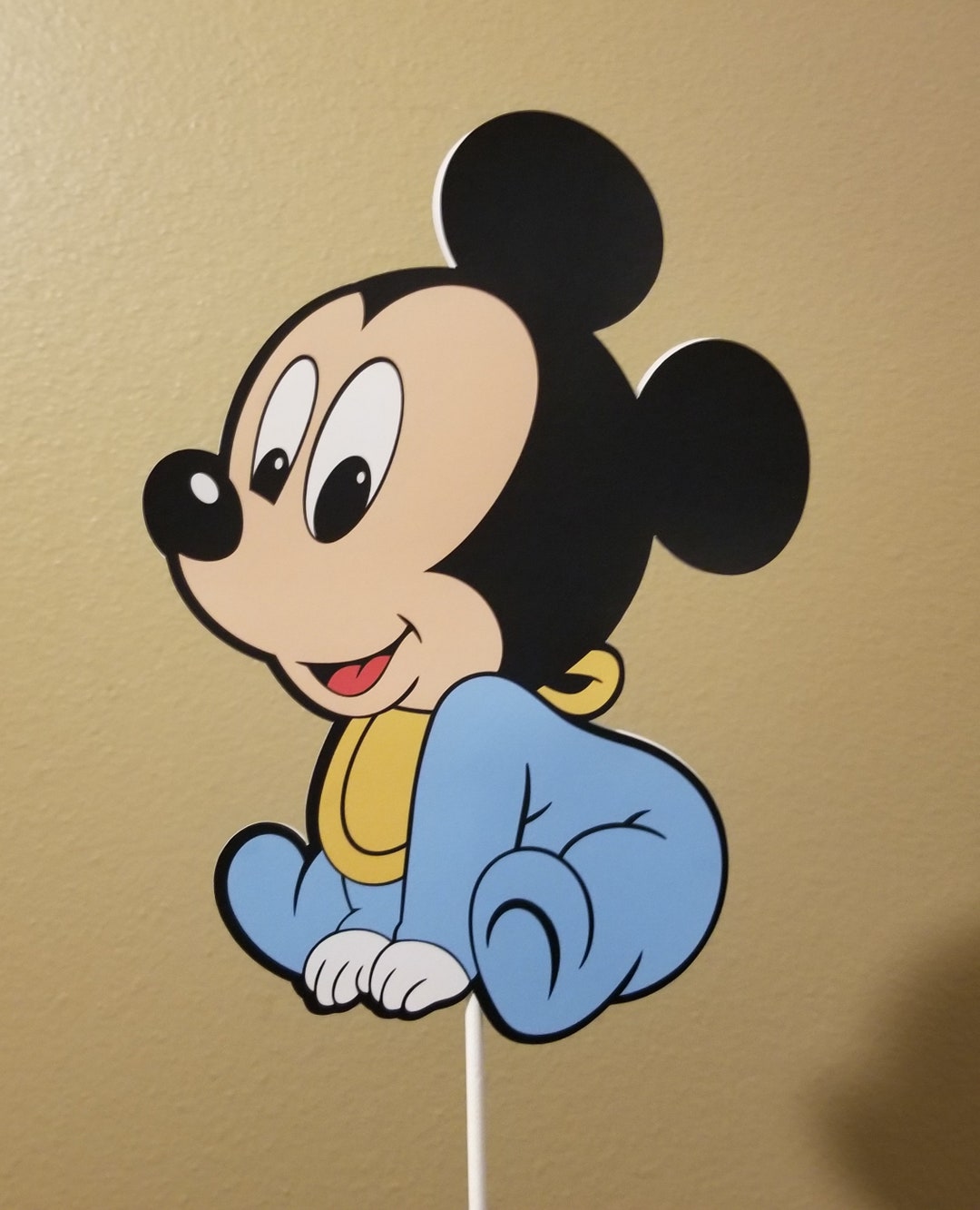 1 Disney Baby Mickey Cake Topper or Centerpiece Pick - Etsy