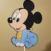 1 Disney Baby Mickey Cake Topper or Centerpiece Pick - Etsy
