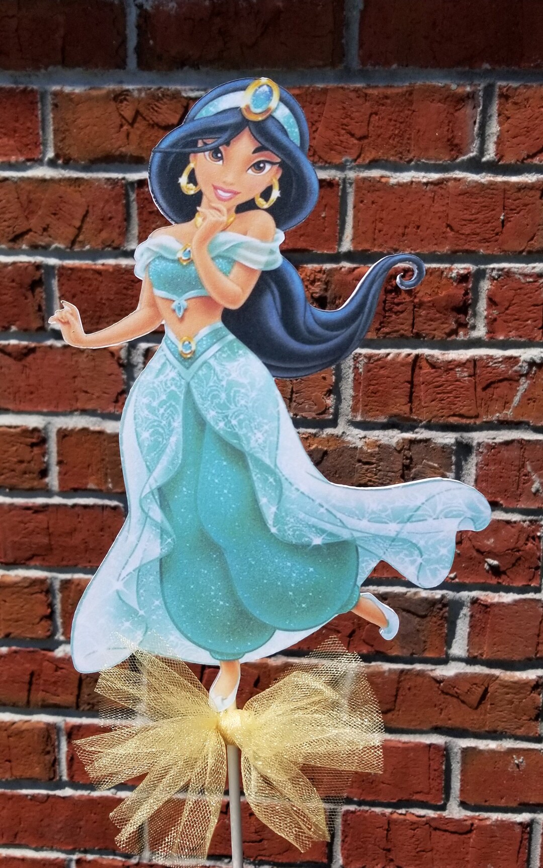 1 Disney Princess Jasmine Cake Topper or Centerpiece Pick - Etsy
