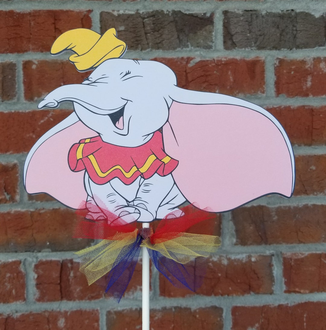 1 Disney Dumbo Cake Topper or Centerpiece Pick - Etsy