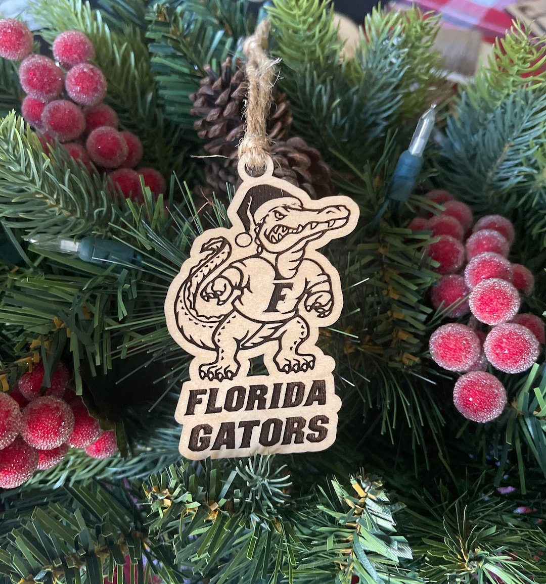 1 Florida Gators Christmas Ornament - Free Shipping - Etsy