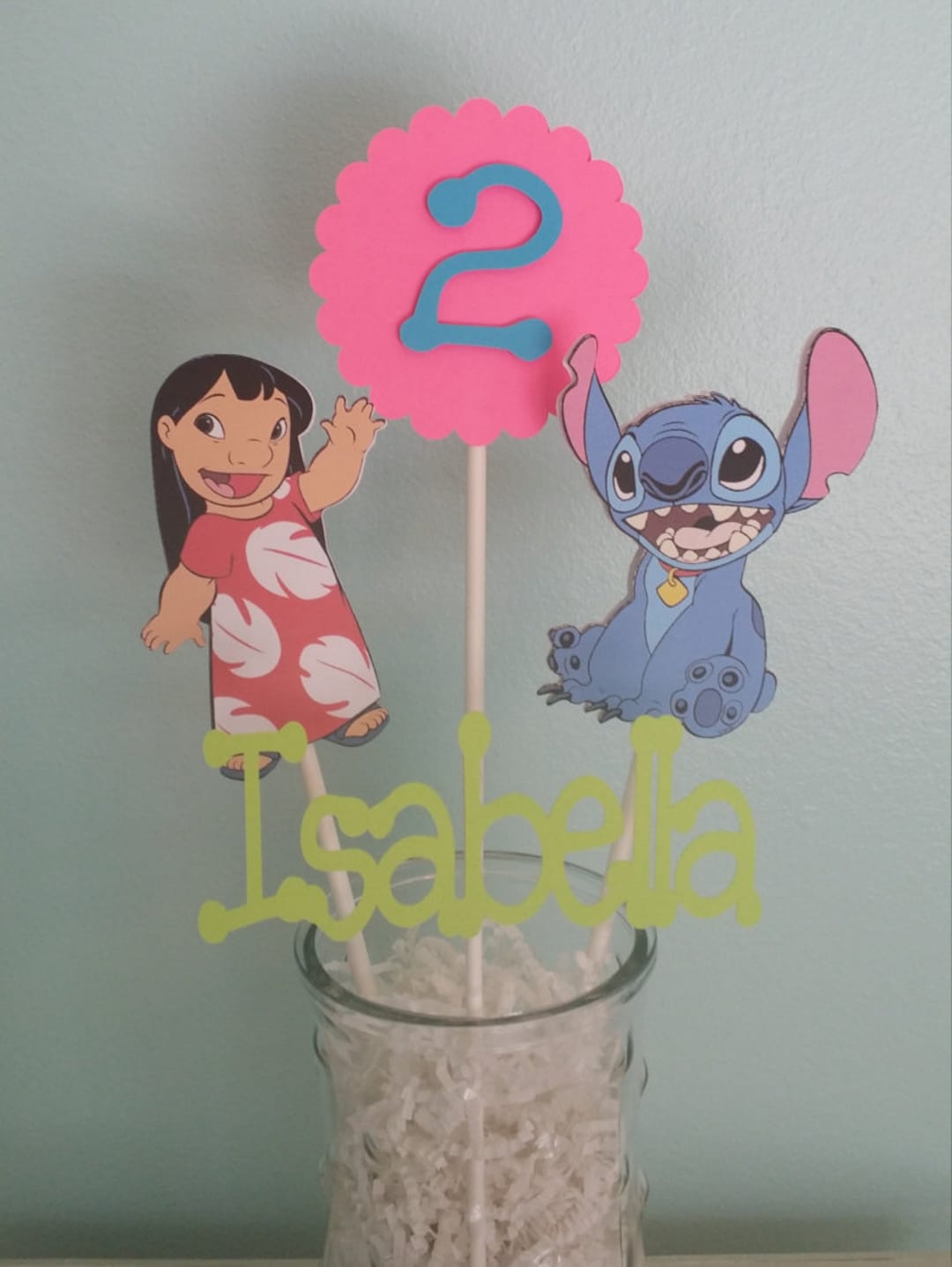 Lilo & Stitch Themed Centerpiece Set of 4 Picks - Etsy