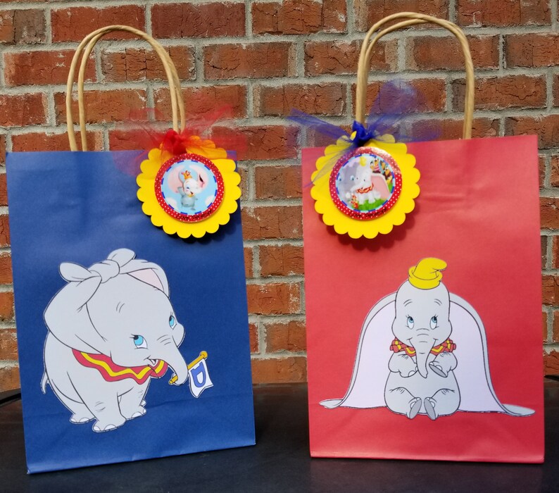 Set of 12 Disney Dumbo Themed Goody Favor Bags - Etsy