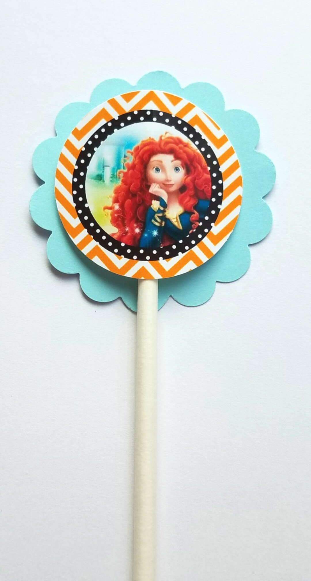 Set of 12 Disney Princess Merida Cupcake Toppers - Etsy