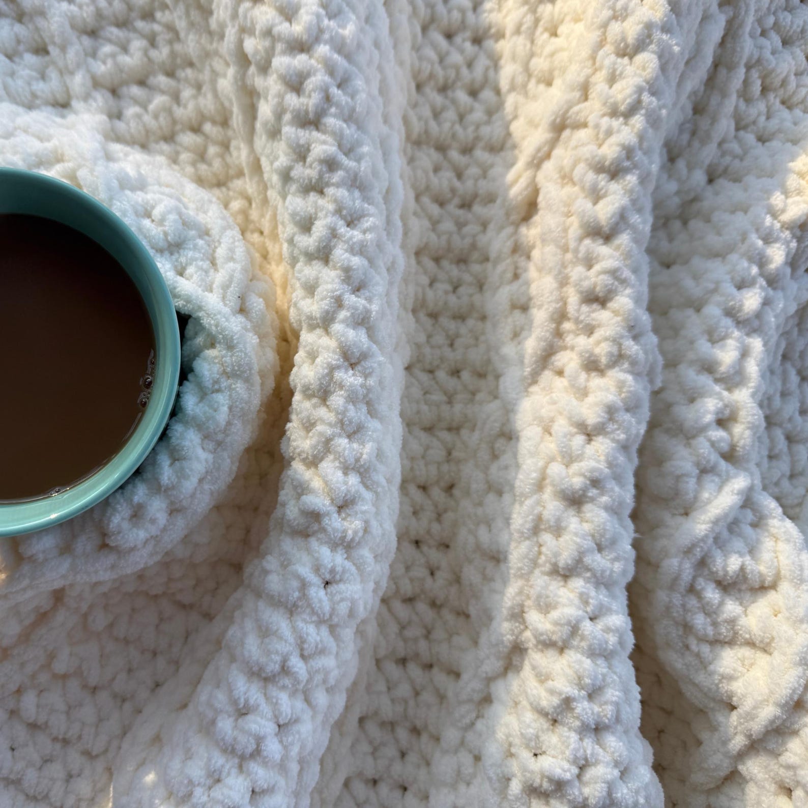 VIDEO Tutorial, Mock Cable Crochet Blanket Pattern, 8 SIZES, Crochet ...