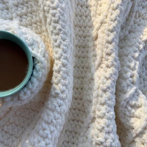 VIDEO Tutorial, Mock Cable Crochet Blanket Pattern, 8 SIZES, Crochet ...