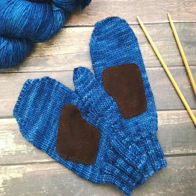Simple Driving Mittens Knitting Pattern, Pattern PDF, Winter Gloves ...