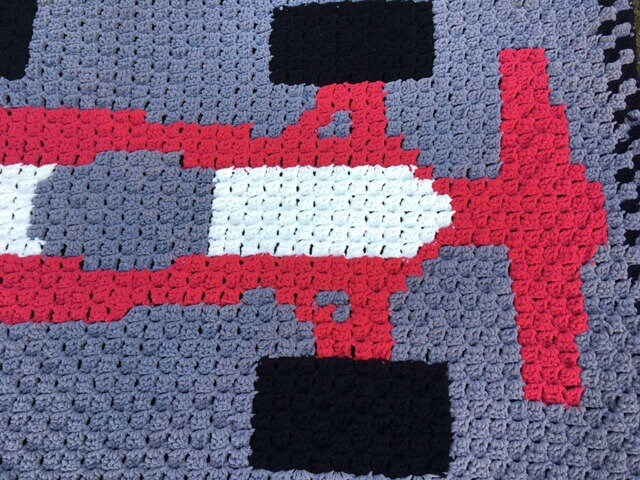 C2C Race Car Blanket Crochet Pattern, Corner to Corner, Racing Car ...