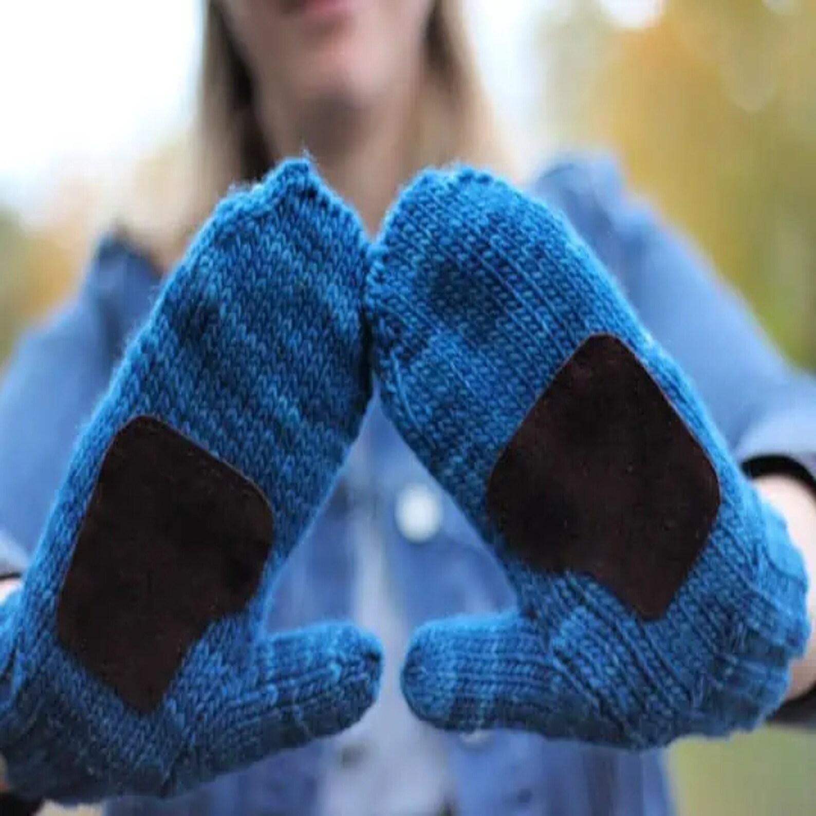 Simple Driving Mittens Knitting Pattern, Pattern PDF, Winter Gloves ...