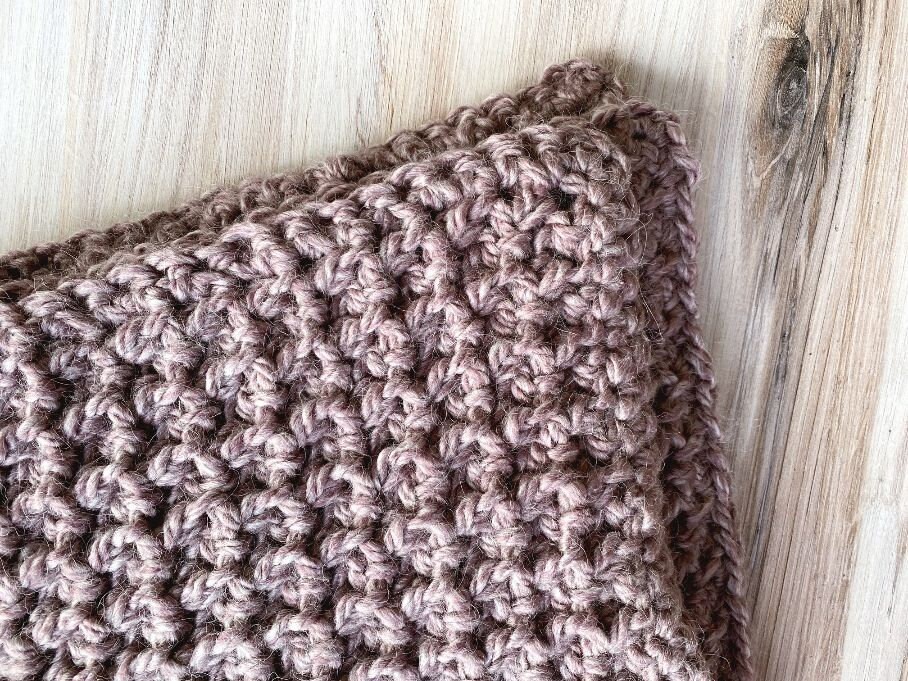 Easy Crochet Throw Pattern, Textured Throw Blanket, Modern Crochet ...