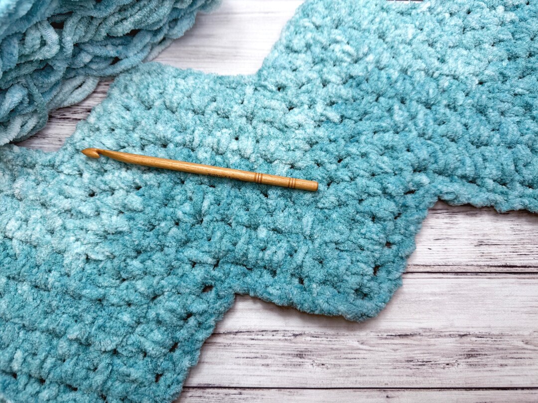 VIDEO Tutorial, Moss Stitch Chevron Crochet Blanket Pattern, 8 SIZES ...