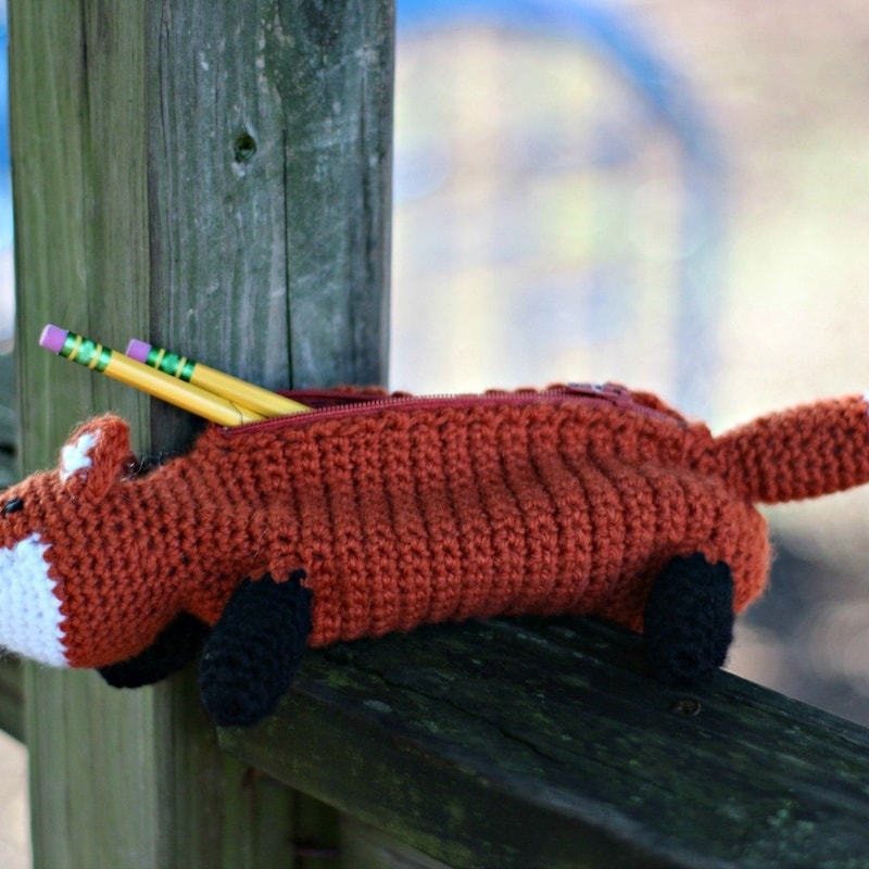 Fox Pencil Case - Etsy