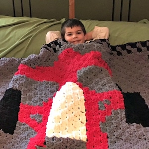 C2C Race Car Blanket Crochet Pattern, Corner to Corner, Racing Car ...