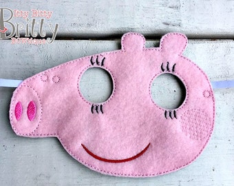 Peppa pig mask | Etsy