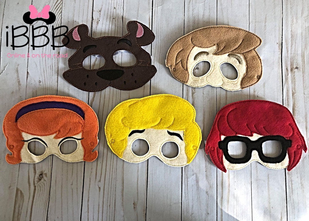Scooby Doo Inspired Masks - Etsy