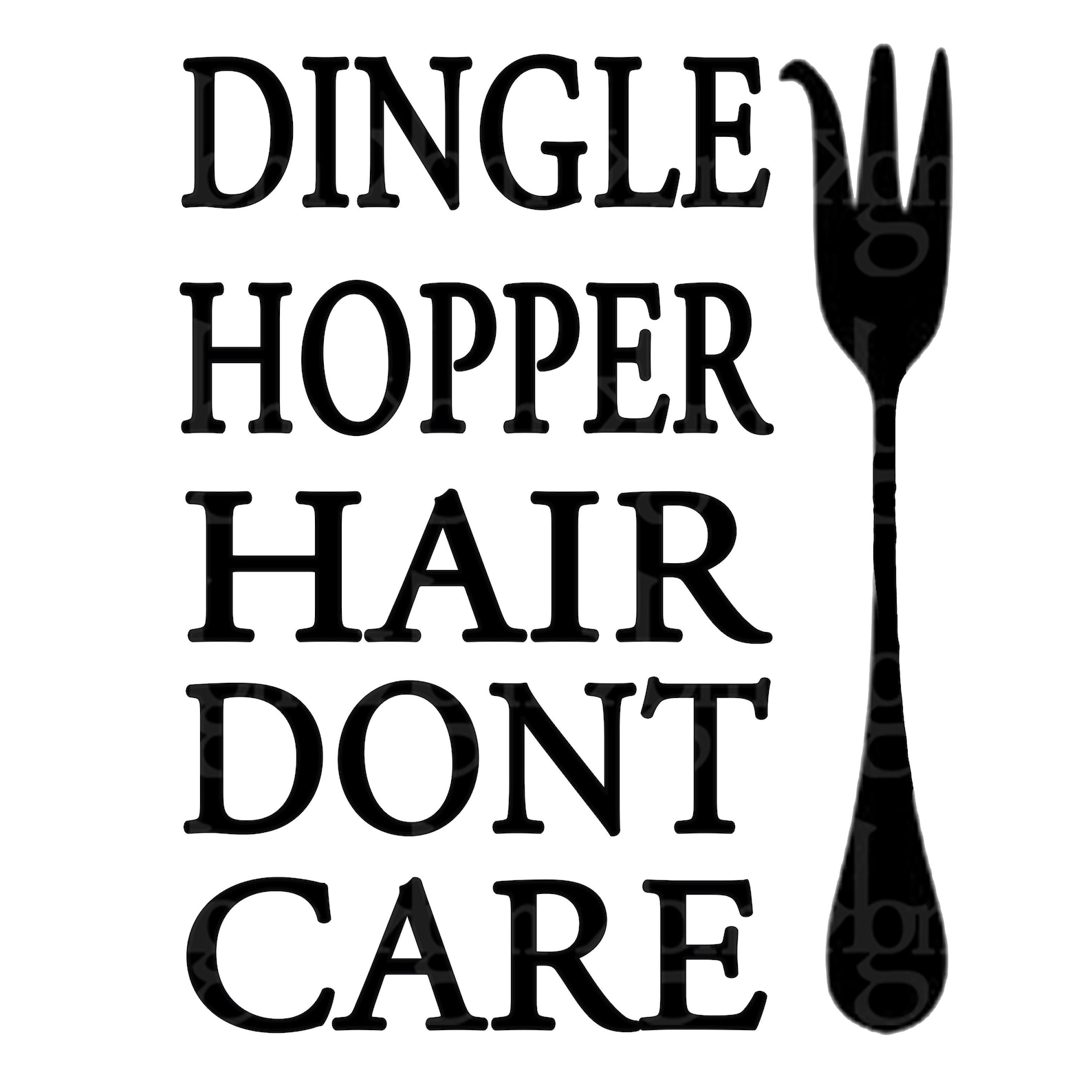 INSTANT DOWNLOAD - Dingle Hopper Hair - Digital PNG File for Design ...