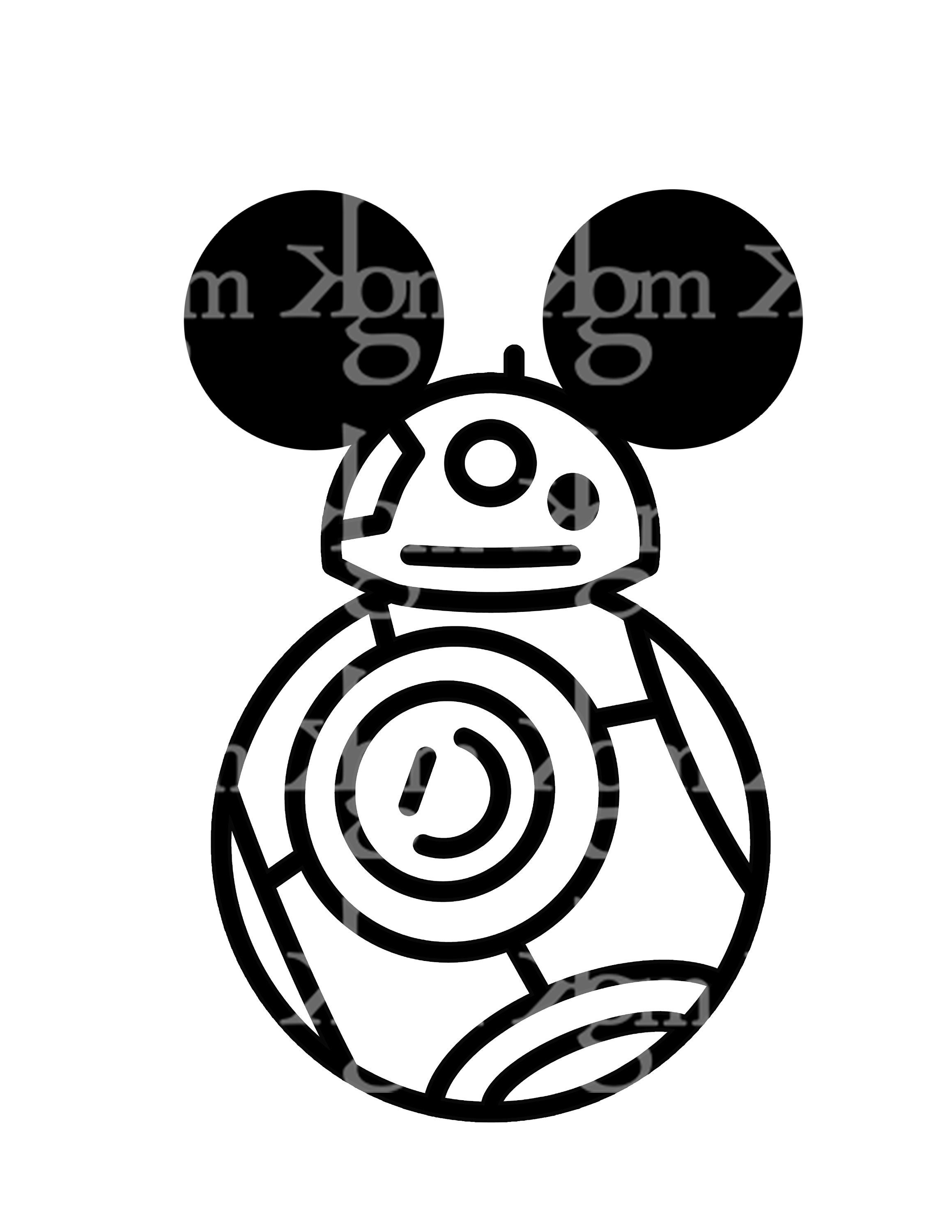 INSTANT DOWNLOAD Bb8 Ears Digital PNG File for Design, Cricut ...