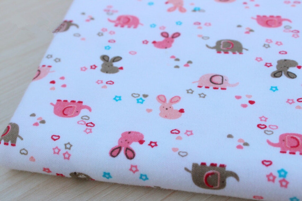 Soft Breathable Cotton Knitted Fabric3 Styles Baby Fabric - Etsy